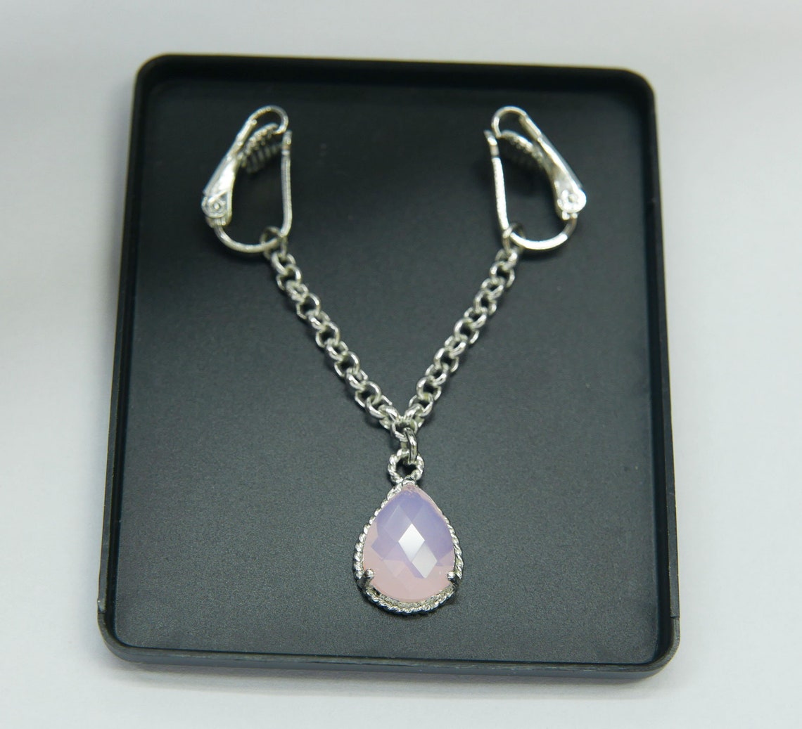 Silver Labia clip intimate dangle jewelry clitoral jewelry | Etsy