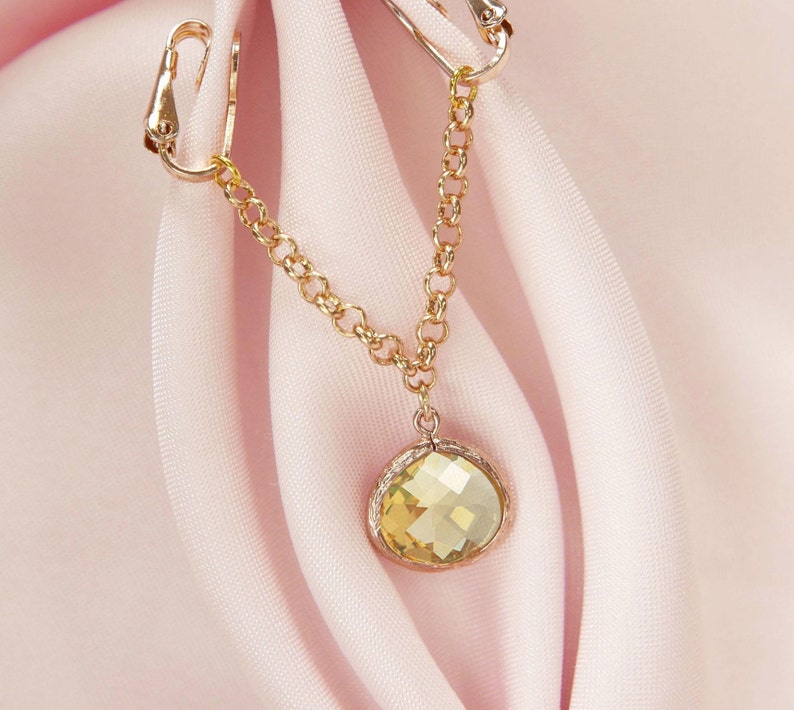 Labia Clip Intimate Dangle Jewelry Clitoral Jewelry Vch Etsy