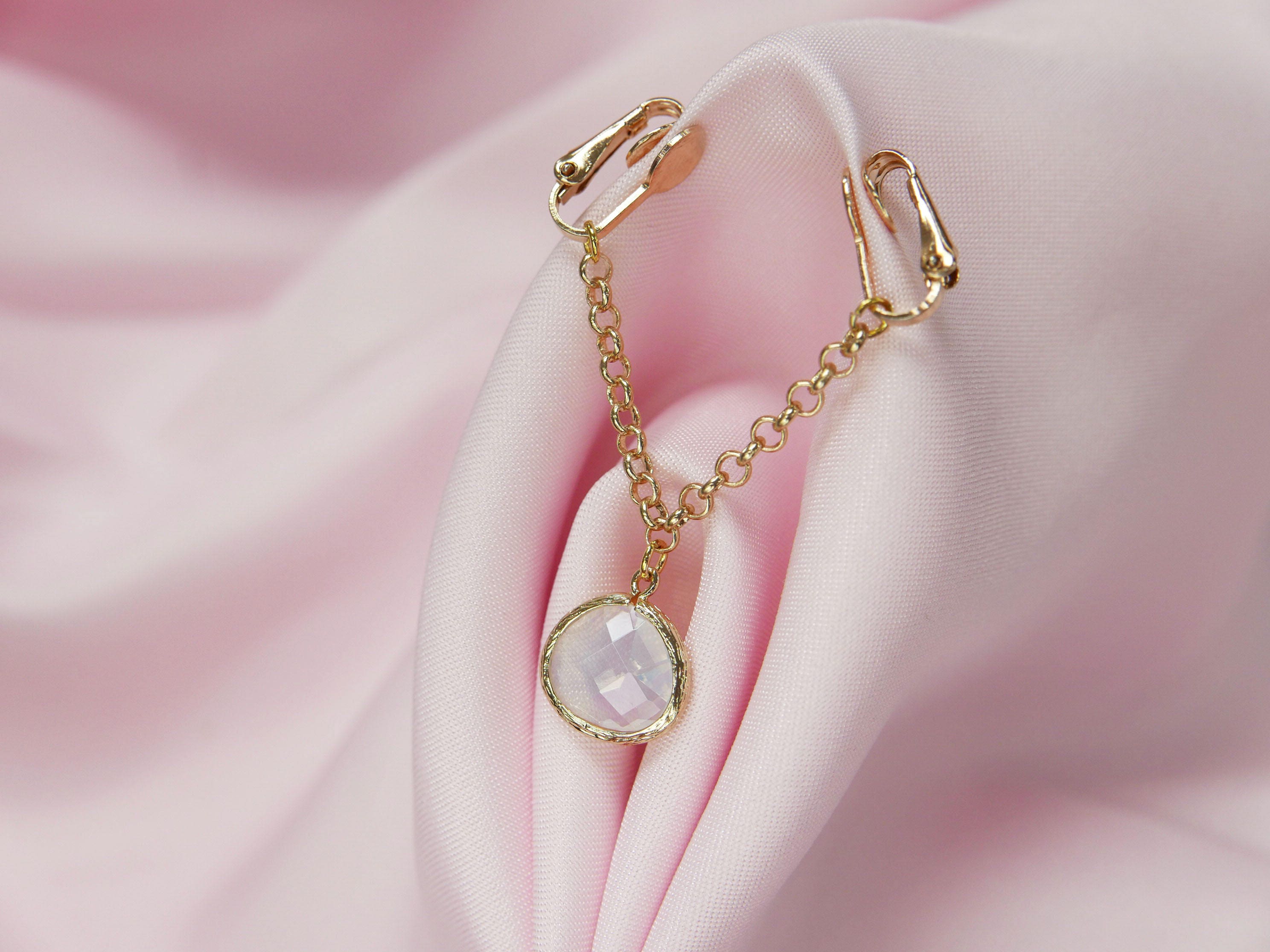Labia Clip Intimate Dangle Jewelry Clitoral Jewelry Vch Etsy Sweden