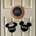 Mickey and Minnie Mouse Body Parts Magnets for Cruise Door - Etsy