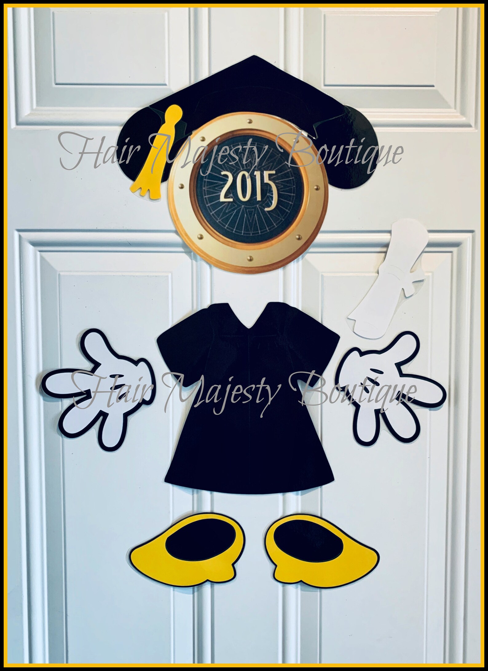 Mickey or Minnie Mouse Graduate Body Part Magnet for Cruise - Etsy