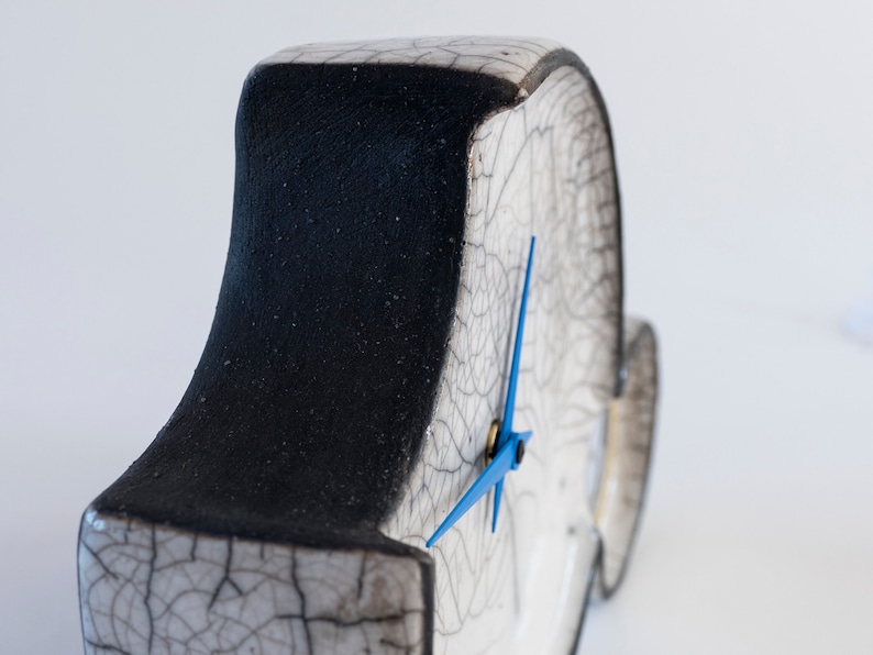 Raku Desk Clock Statement Clock Ceramic Handmade Antique - Etsy