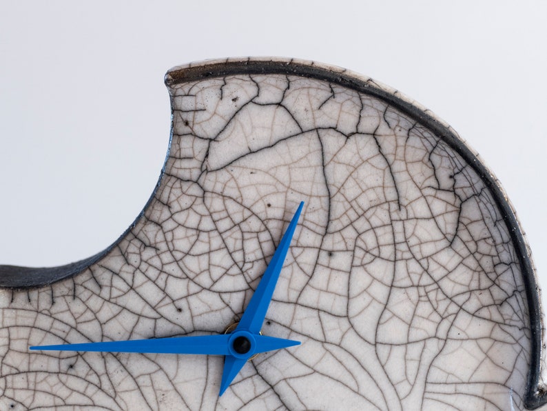 Raku Desk Clock Statement Clock Ceramic Handmade Antique - Etsy