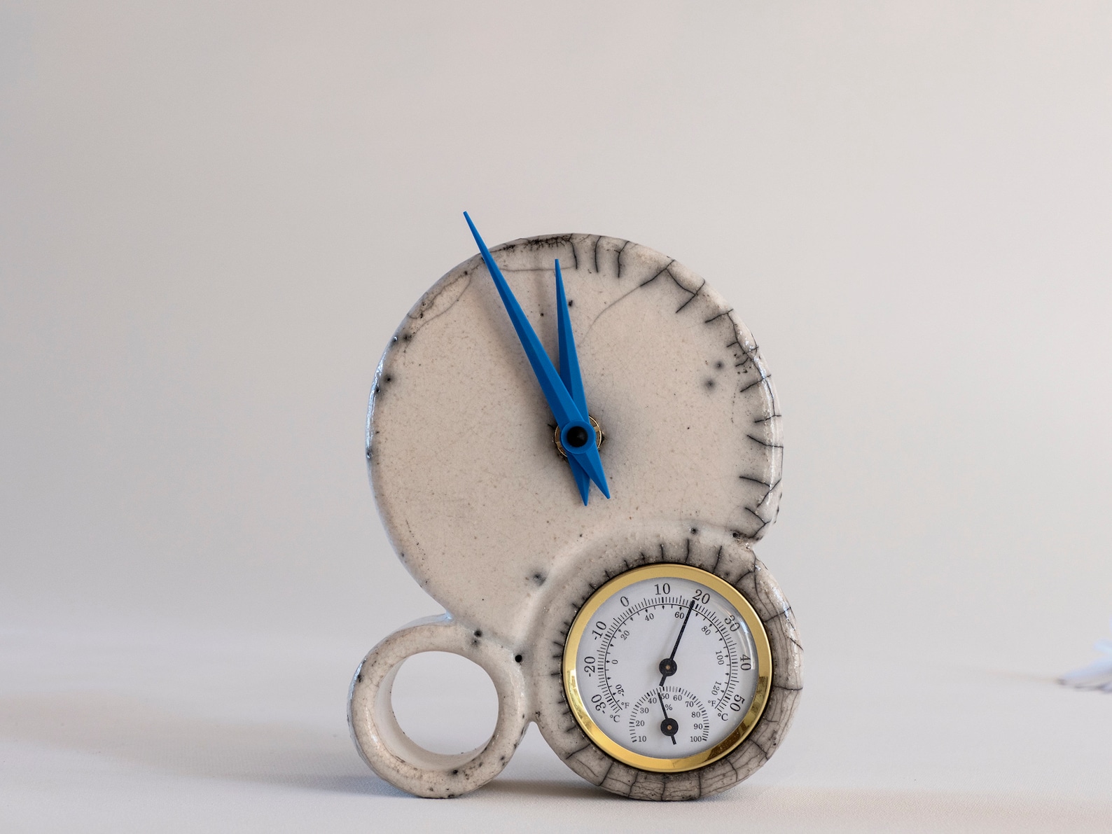 Raku Desk Clock Statement Clock Ceramic Handmade Antique - Etsy