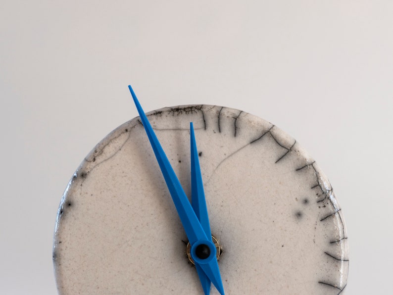 Raku Desk Clock Statement Clock Ceramic Handmade Antique - Etsy