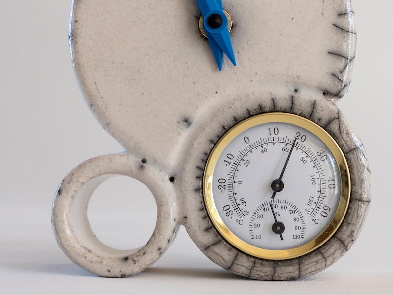 Raku Desk Clock Statement Clock Ceramic Handmade Antique - Etsy