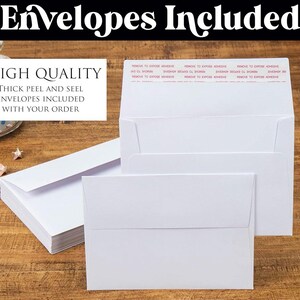 PRINTED + SHIPPED Personalized Funeral Thank You Cards & Envelopes ...