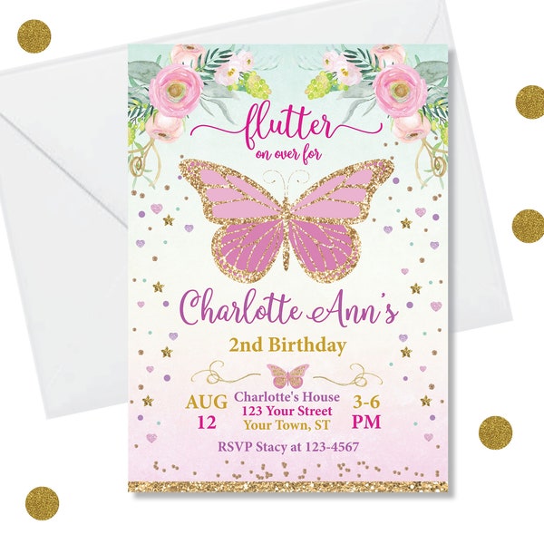 Butterfly Birthday - Etsy