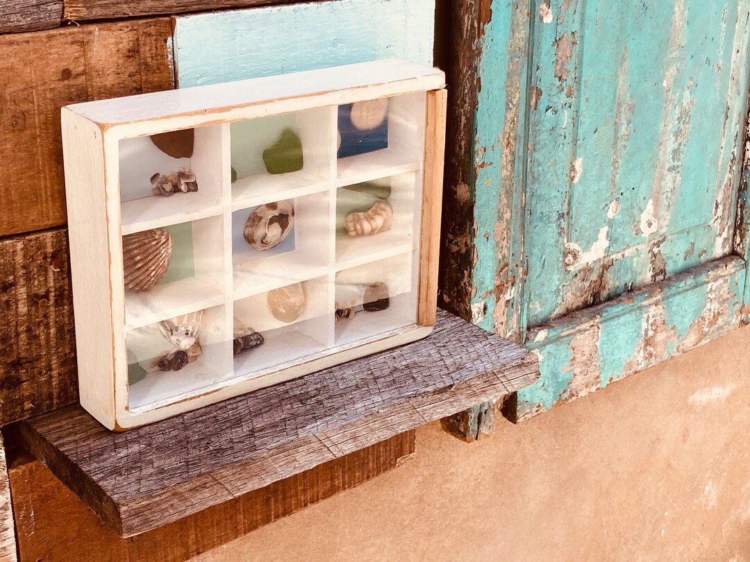 Seaglass Decorative Display Box - Etsy Australia