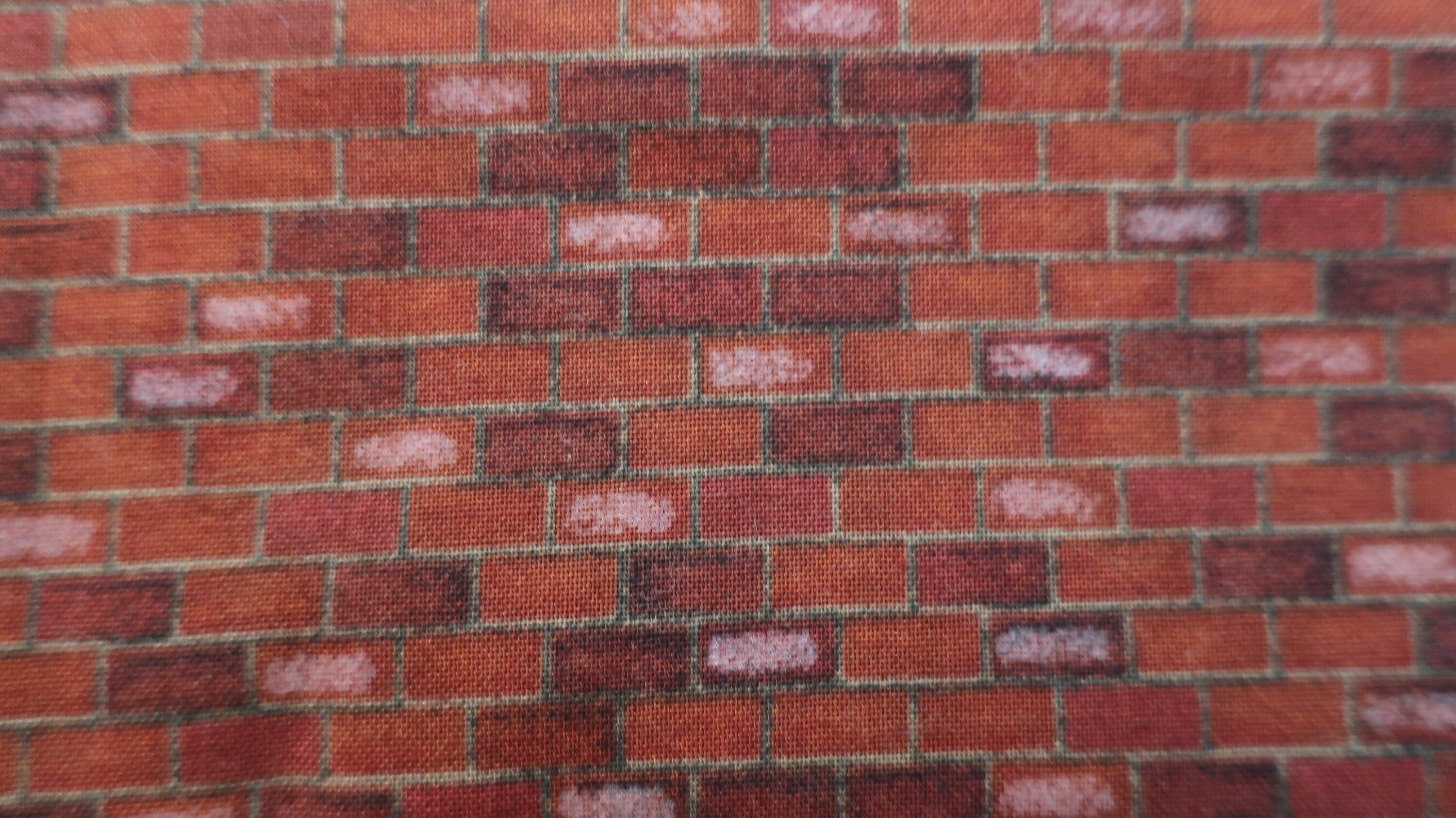 Fabric: Red Brick 4 1/2 Yards Sold Uncut, Not Sold by the Yard - Etsy