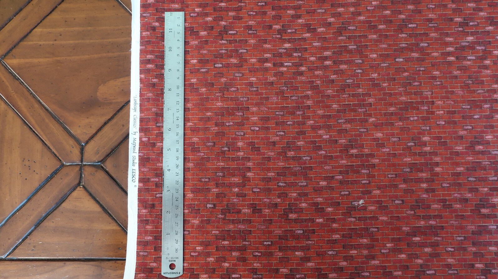 Fabric: Red Brick 4 1/2 Yards Sold Uncut, Not Sold by the Yard - Etsy