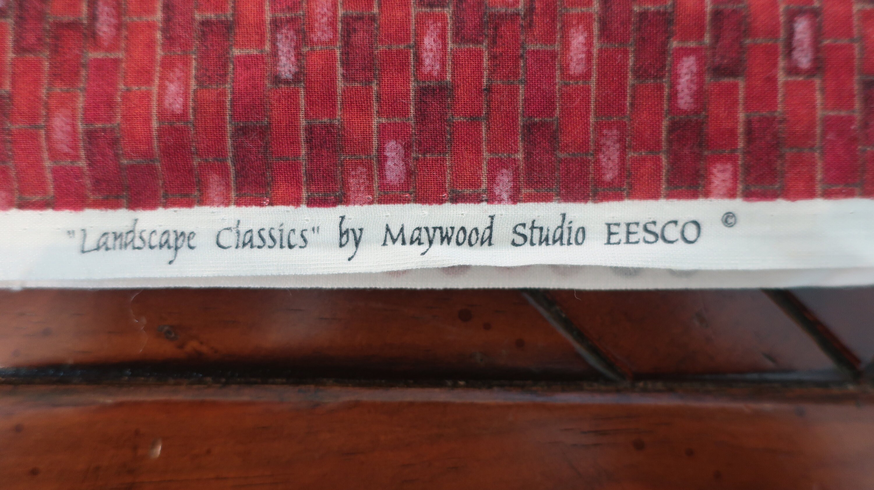 Fabric: Red Brick 4 1/2 Yards Sold Uncut, Not Sold by the Yard - Etsy