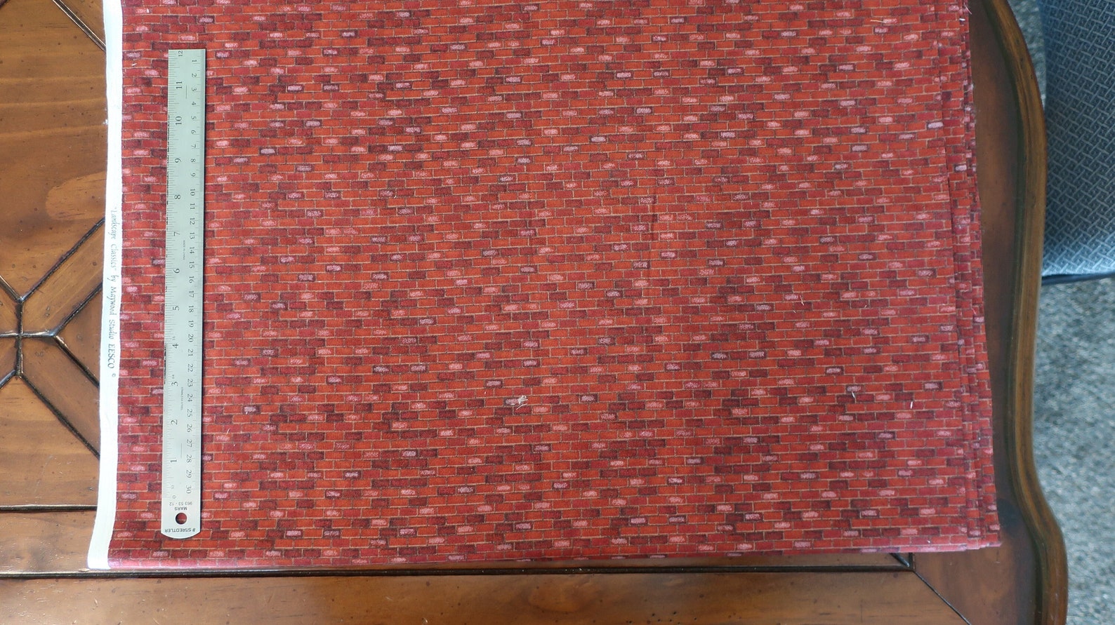 Fabric: Red Brick 4 1/2 Yards Sold Uncut, Not Sold by the Yard - Etsy