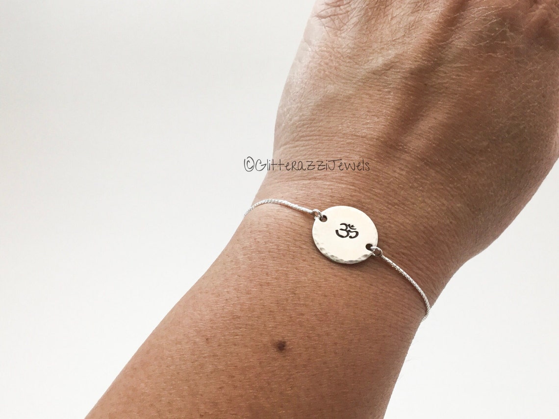 Custom Rakhi with Om Rakhi Gift for Sister Sterling Silver | Etsy