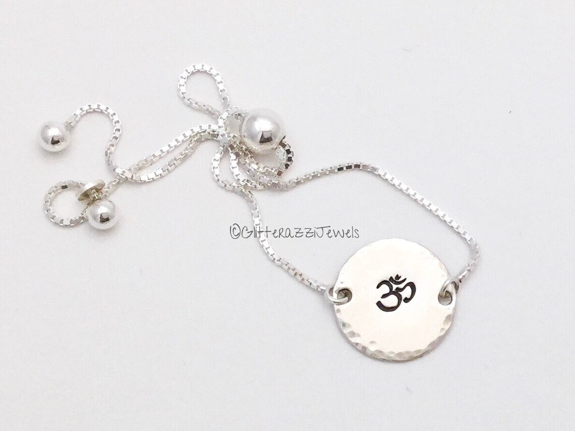 Custom Rakhi With Om Rakhi Gift for Sister Sterling Silver - Etsy