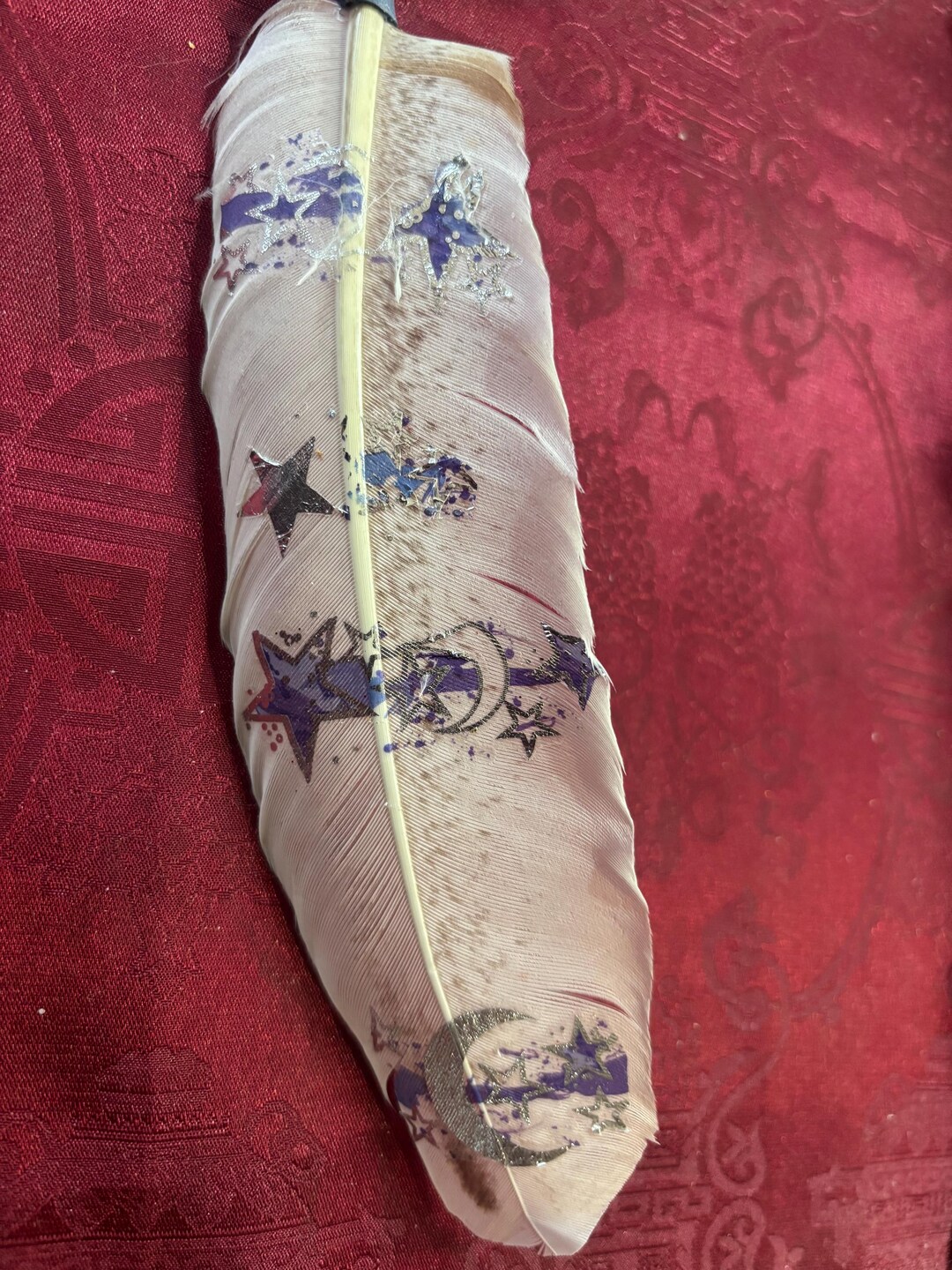 Blue Star Feather Blessing Totem - Etsy