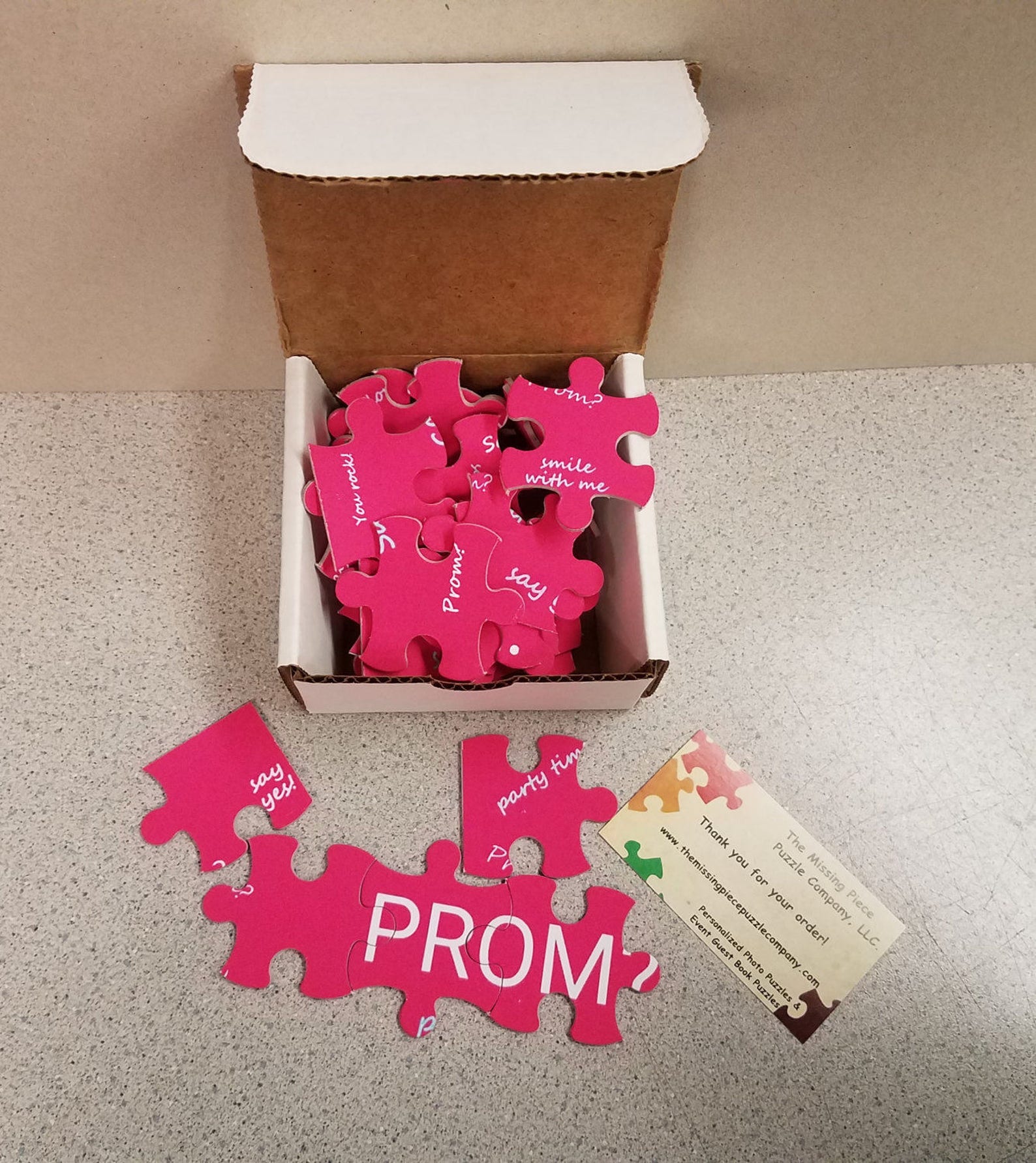 Prom PUZZLE Promposal. Ask Her to Prom Junior Prom or Sadie | Etsy