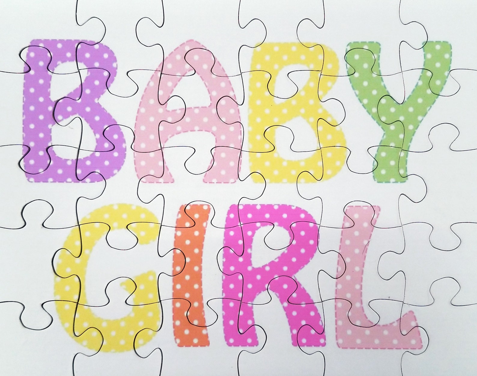 Gender Reveal Jigsaw Puzzle: Unique Pregnancy Announcement (8x10, 30/60 ...