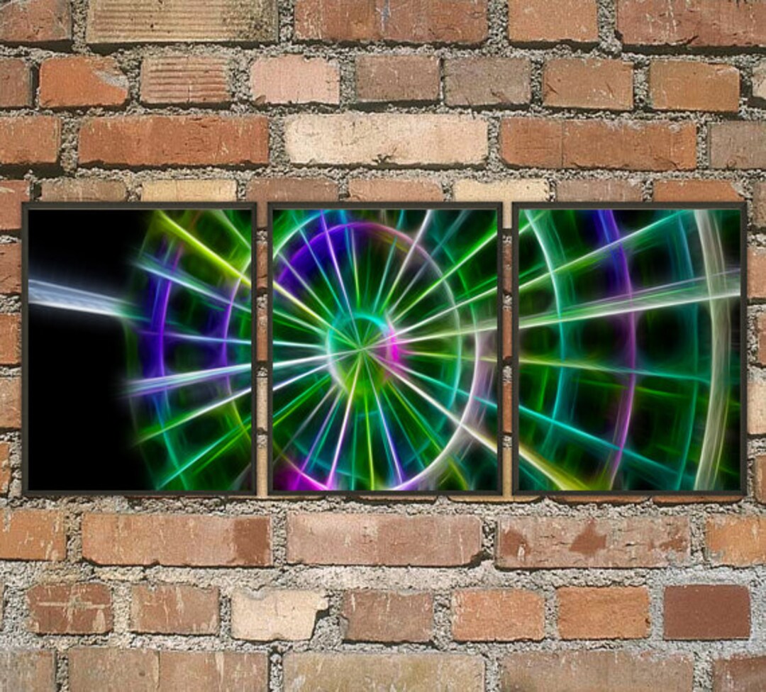 Art Special, 3 Abstract Art Print Set, 3 Panel Art, Contemporary Art ...