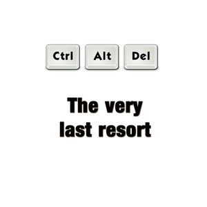 Ctrl Alt Delete Art Print, Geek Quote Artwork, Computer Geek Art, Geek ...