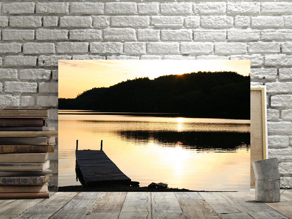 Sunset landscape photography print sunset lake art print | Etsy