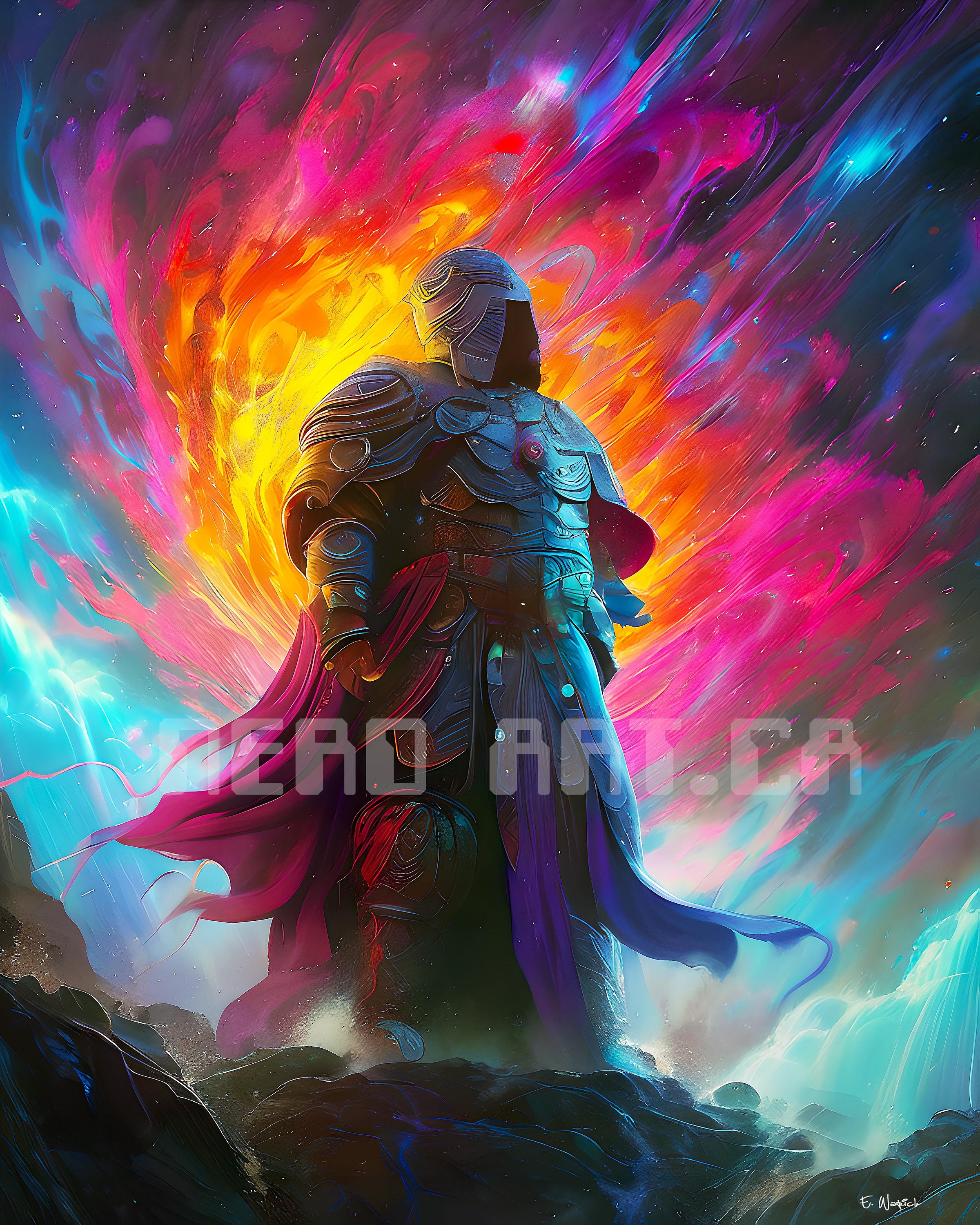 Faceless Knight Rising Digital Download Instant Download - Etsy