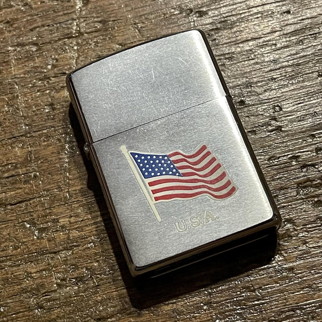Zippo Lighter American Flag USA Patriotic Enameled Design - Etsy