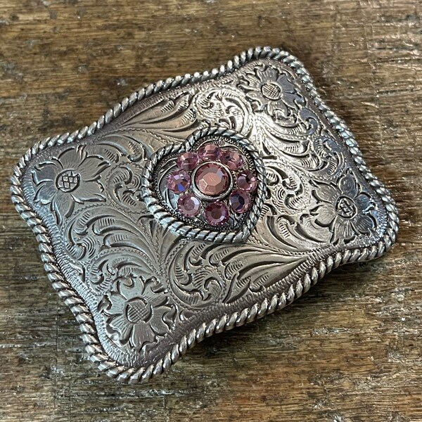Cowboy Belt Buckle Pink - Etsy