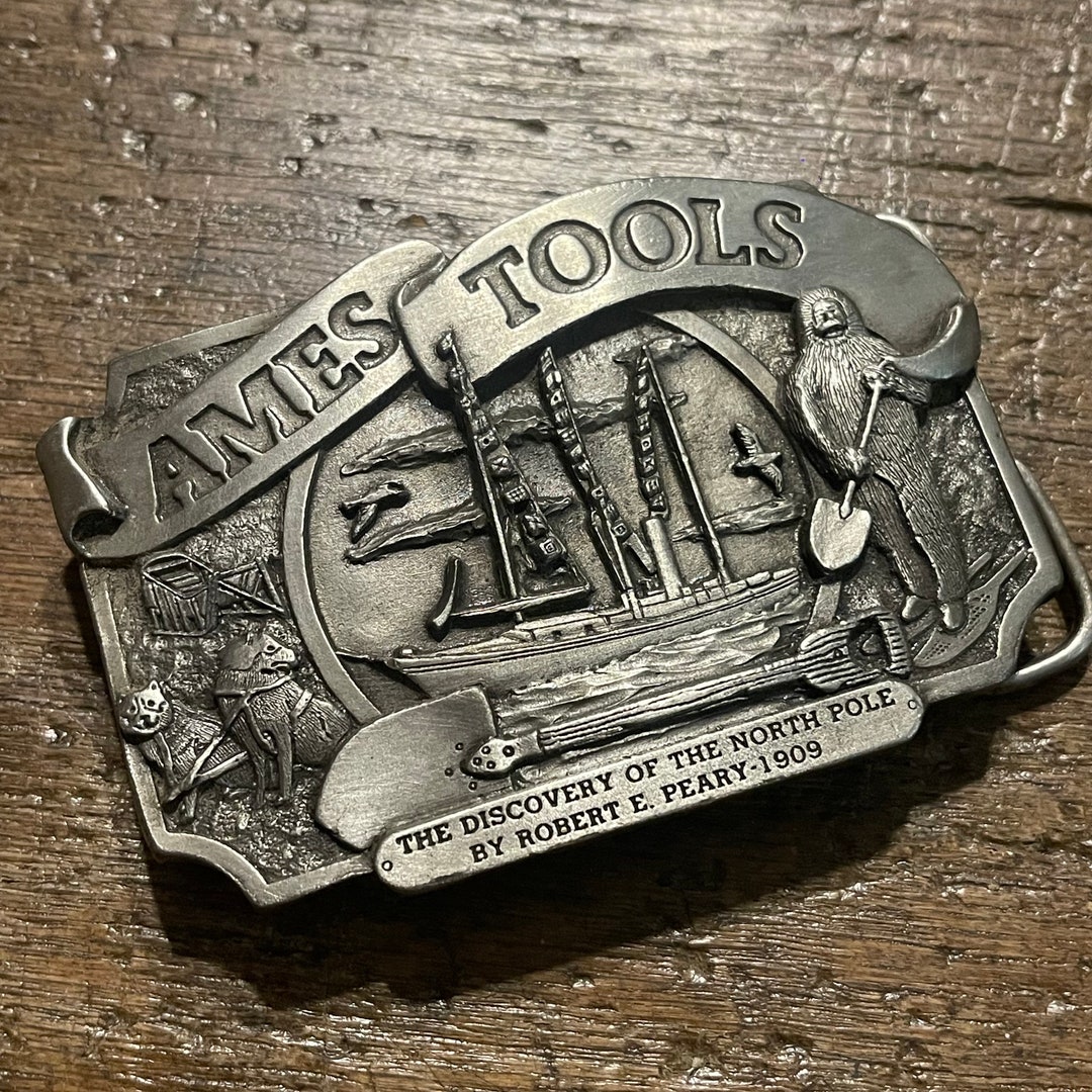 Vintage Buckle Ames Tools North Pole Discovery Limited Edition Numbered ...