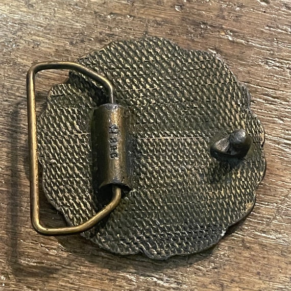 Artistic vintage flower and vines Woman Cameo Brass c… - Gem