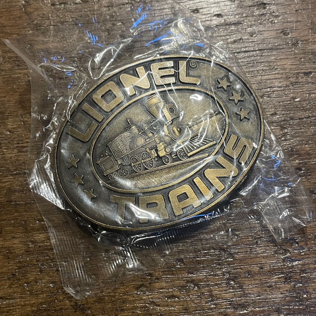 Lionel Trains Railroad Advertising Brass Colored Belt Buckle - Etsy