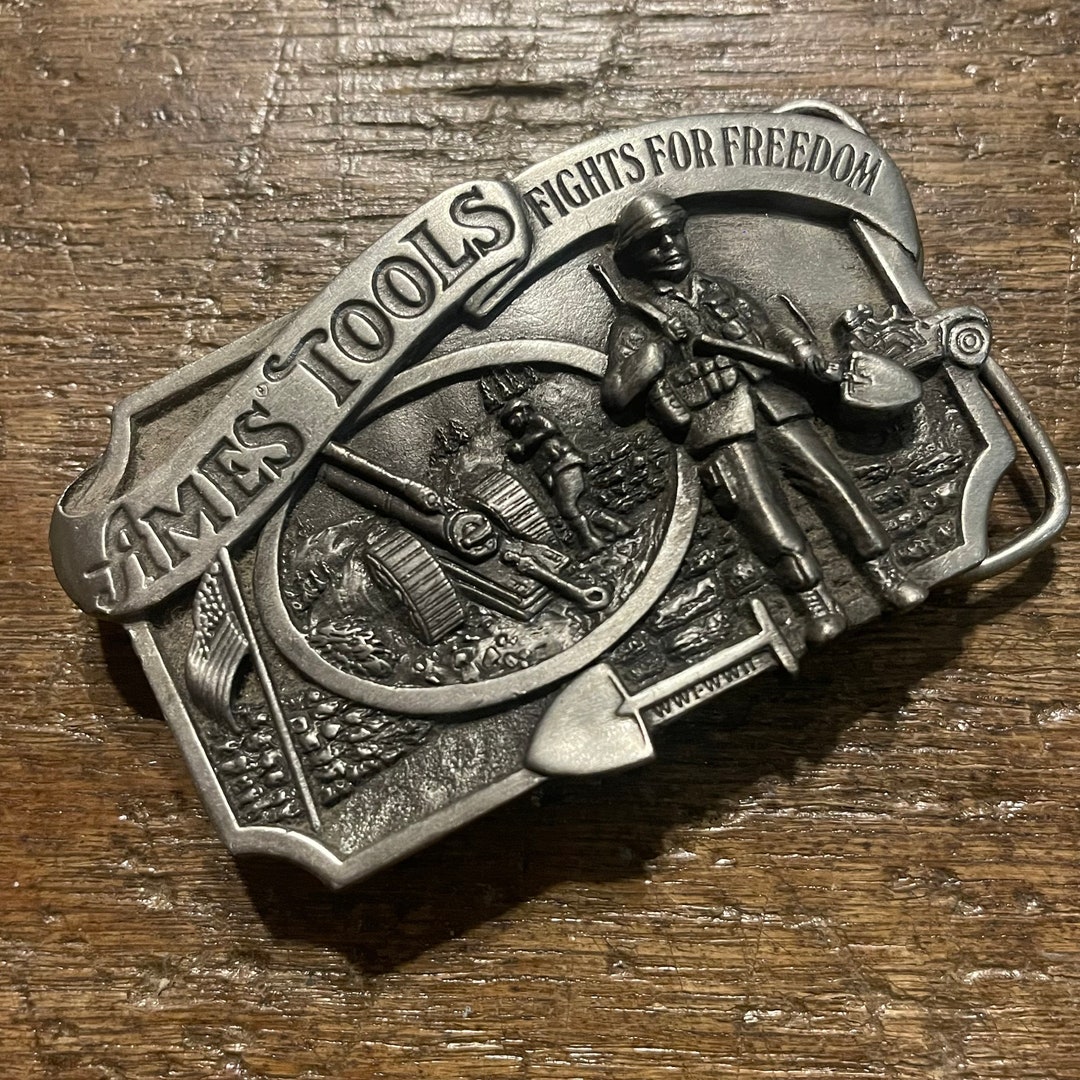 Vintage Buckle Ames Tools Fights for Freedom Limited Edition Numbered ...