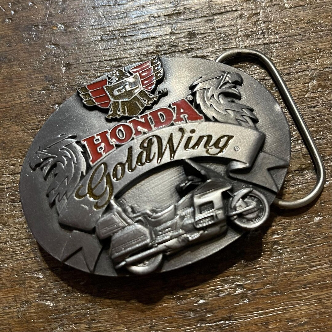 Vintage Honda Goldwing Motorcycle Eagle Design Motorcycle Pewter ...