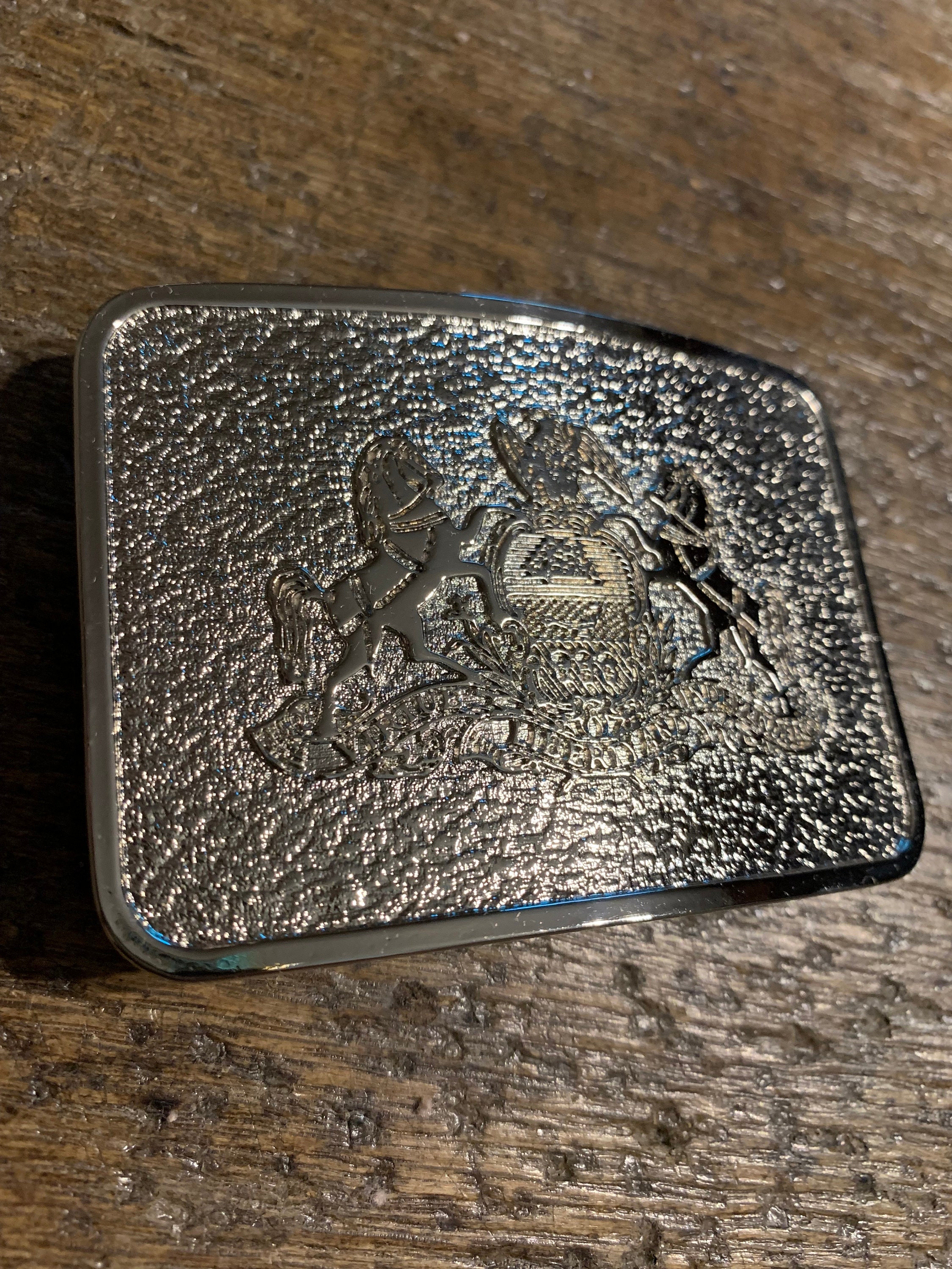 Vintage Pennsylvania Flag Coat of Arms Silver Colored Belt - Etsy