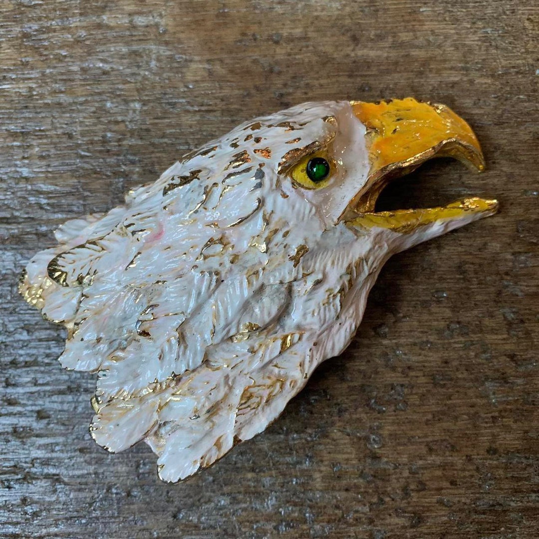 Large Buckle Bald Eagle Figural Head Design Belt Buckle - Etsy