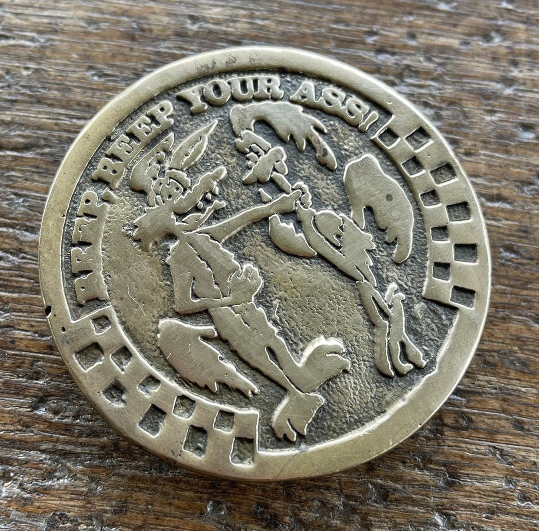 Vintage Wile E Coyote and Road Runner Beep Beep Your A** Novelty ...