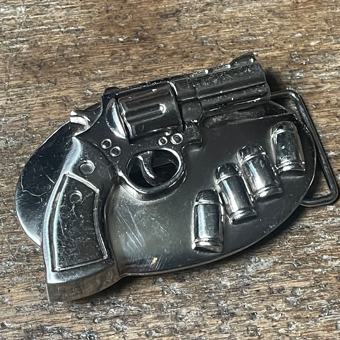 Vintage Figural Revolver Handgun Pistol Small Scale Figural Design With ...