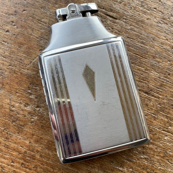 Ronson Mastercase Lighters With Cigarette Case - Etsy