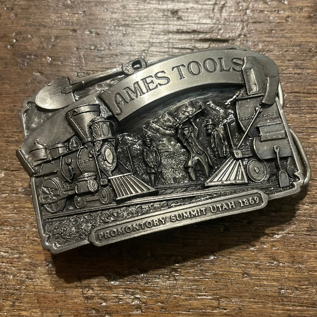 Vintage Buckle Ames Tools Promontory Summit Utah 1869 Limited Edition ...