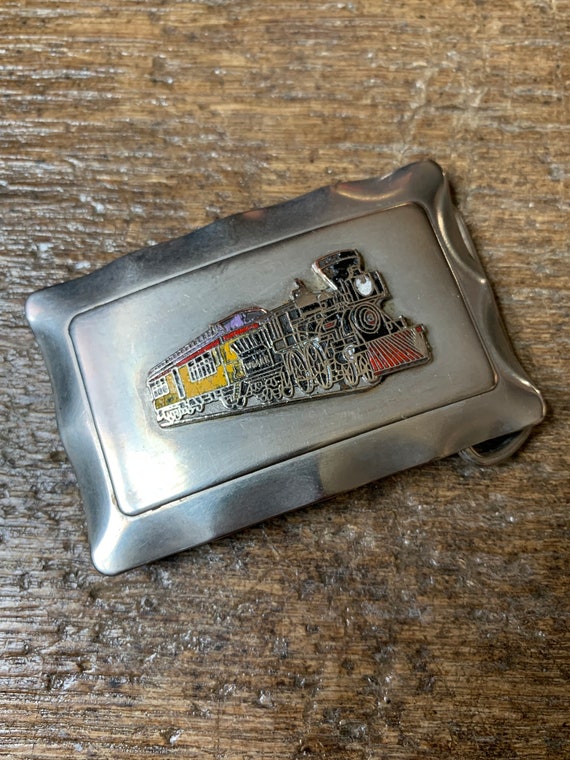 Vintage RR Railroad Steam engine locomotive design pe… - Gem