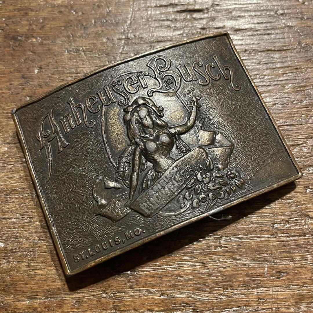 Vintage Budweiser Anheuser Busch Woman Alcohol Advertising Antiqued ...