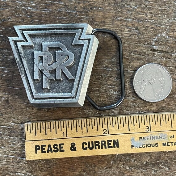 Vintage Pennsylvania Railroad PRR Keystone Logo pewte… - Gem