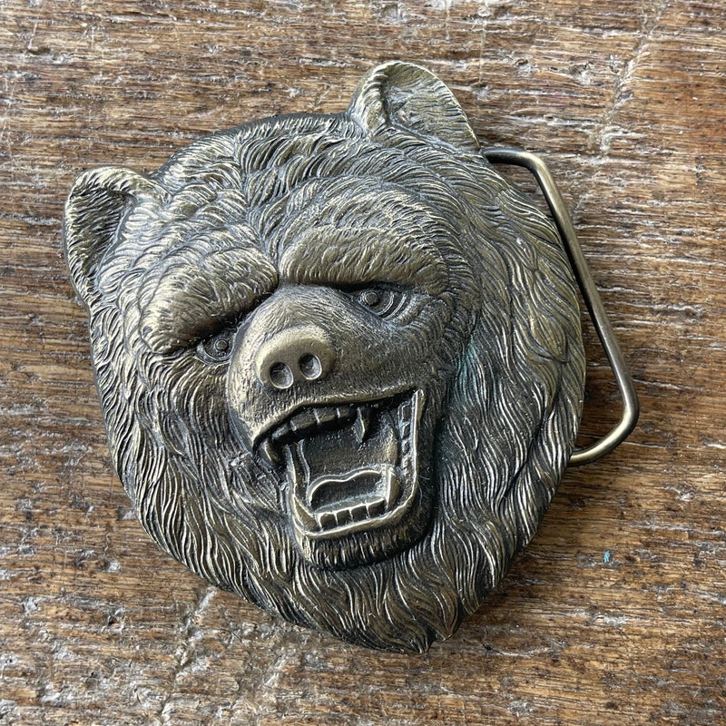 Bear Belt Buckle - Etsy