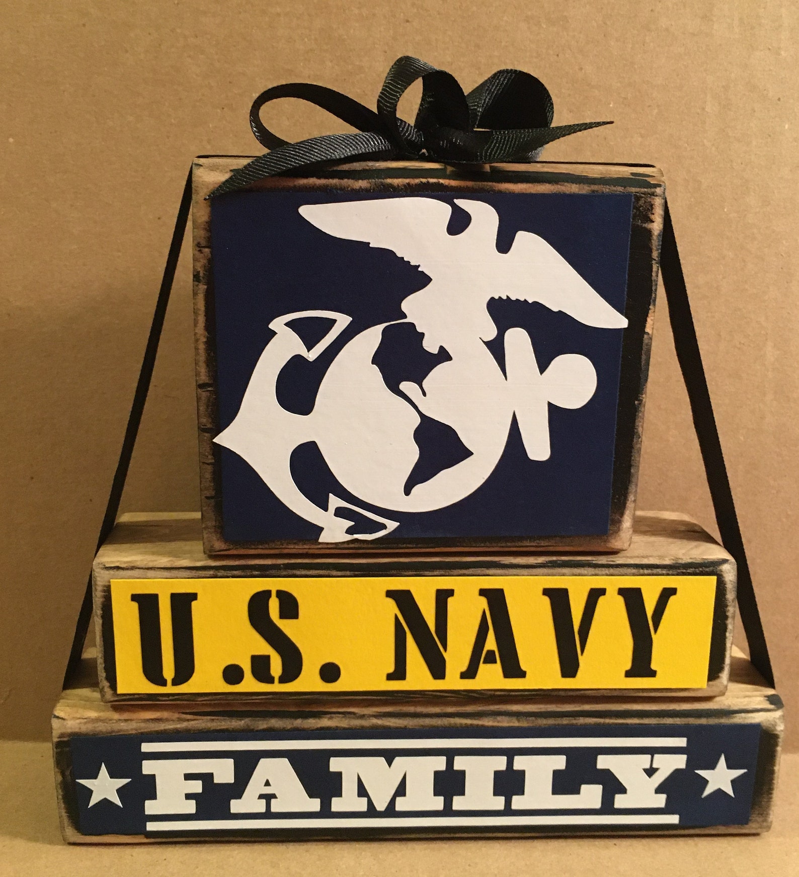 Navy Blocks US Navy US Navy Family US Navy Decor Military - Etsy