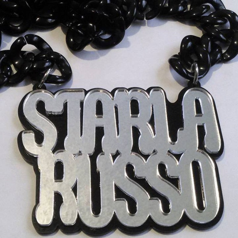 Turnover Chains Big Sports Football Fan Chains Customized Nameplate ...