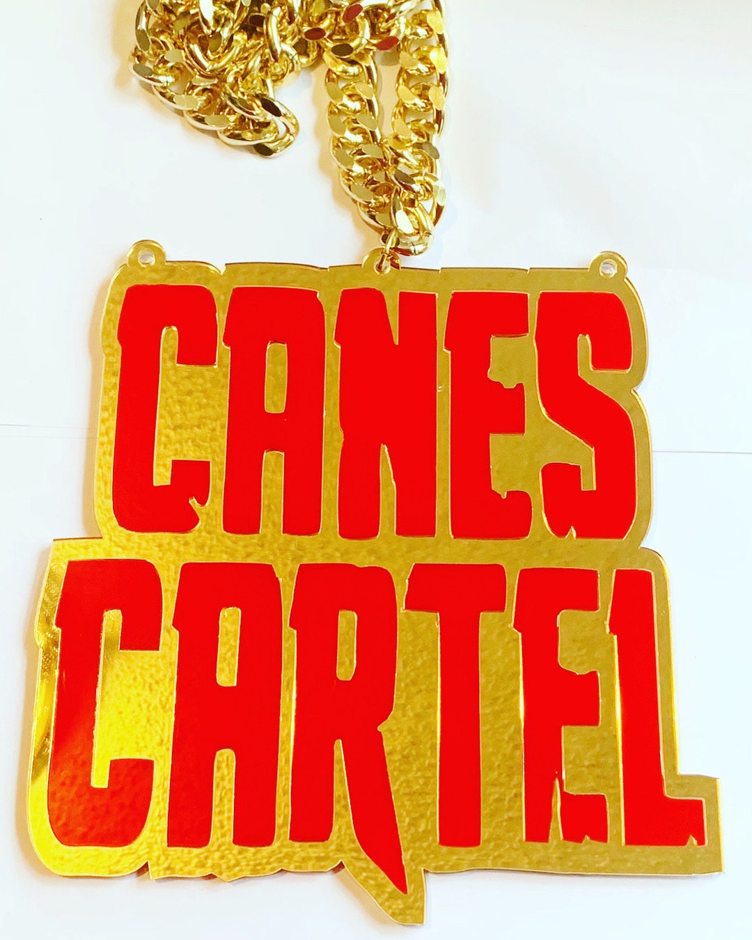 Turnover Chains Big Sports Football Fan Chains Customized Nameplate ...