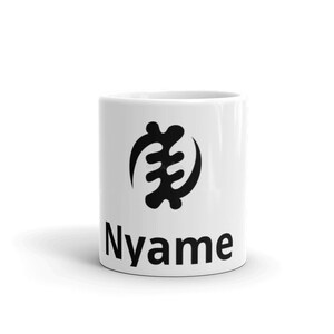Nyame Adinkra Symbol Mug - Etsy