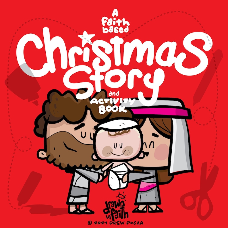 Nativity Digital Download Christmas Story Coloring and Activity Book ...