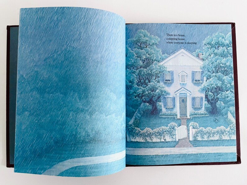 1984 the Napping House by Audrey Wood, Childrens Book - Etsy
