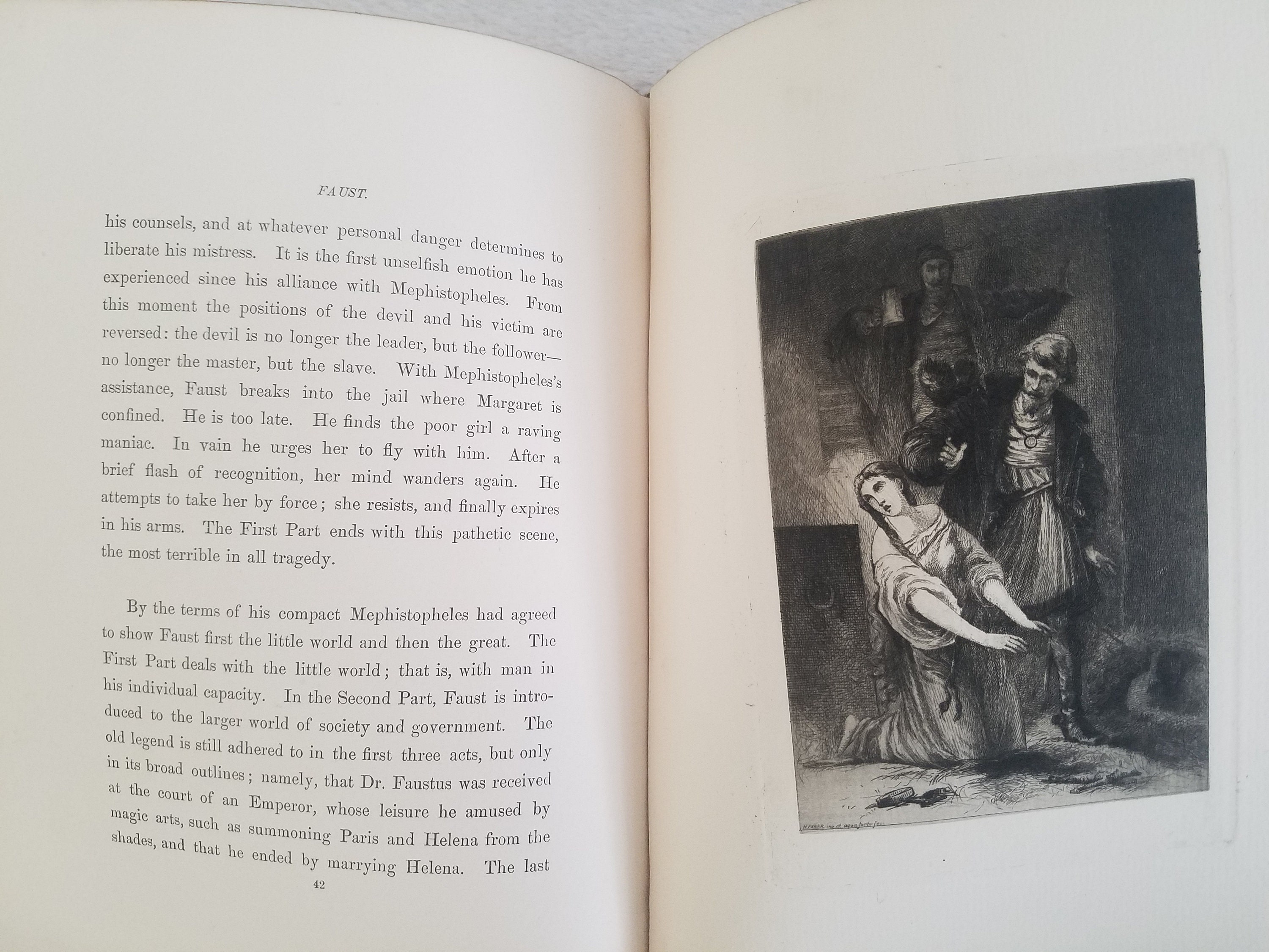 Faust the Legend and the Poem With Etchings by William S. Walsh ...